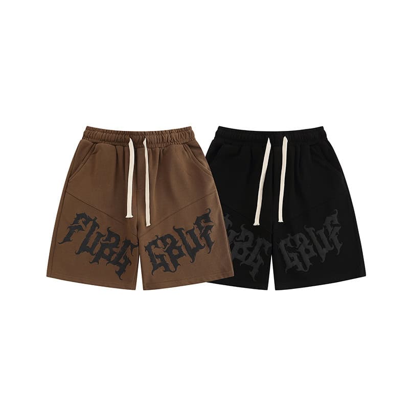 Casual puff print Graphic Cotton shorts | Best Custom Streetwear ...