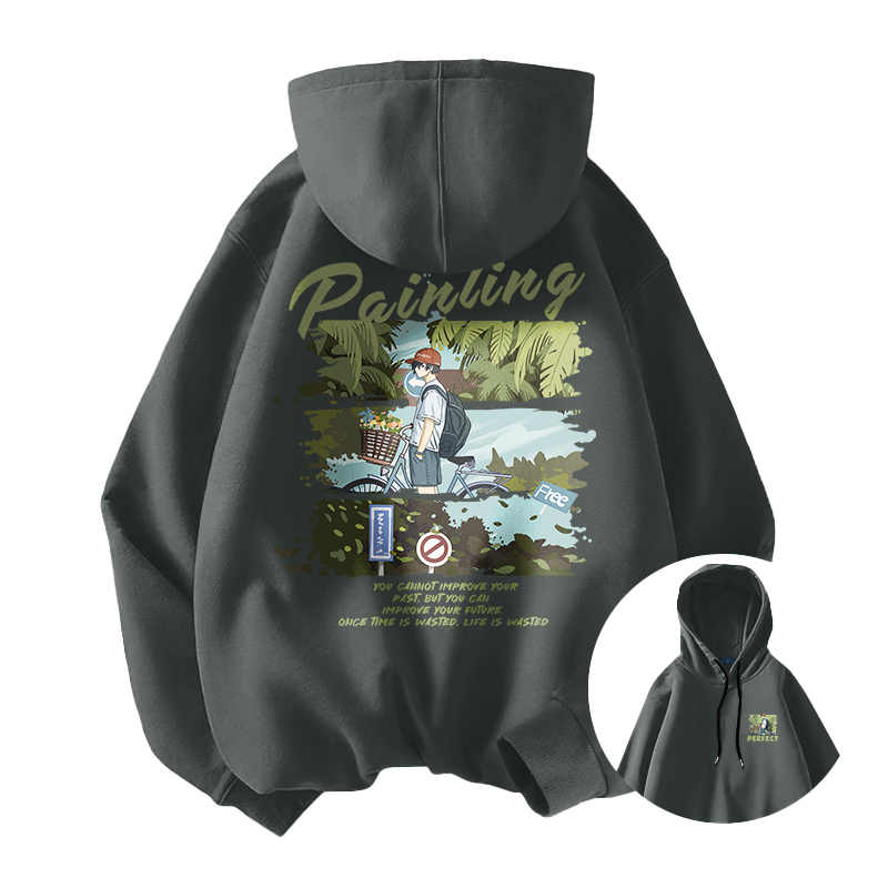 Men's Casual Design Oversized 100% Cotton Screen Print Hoodies | Best ...
